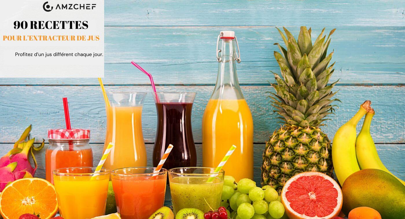 90 RECETTES POUR L’EXTRACTEUR DE JUS - Profitez d’un jus différent cha